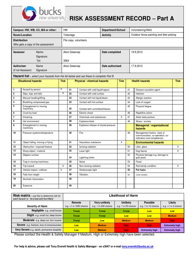 Bucks | PDF | Hazards | Occupational Safety And Health