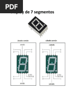 31 Displays de 4 Digitos y 7 Segmentos | PDF