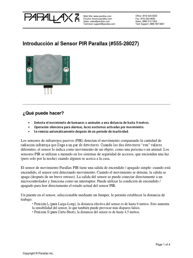 Sensor Pir Arduino | PDF | Infrarrojo | Ingeniería Informática