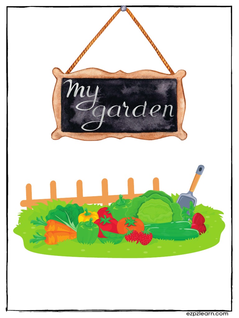 My Garden Coloring | PDF | Cooking, Food & Wine | Home & Garden