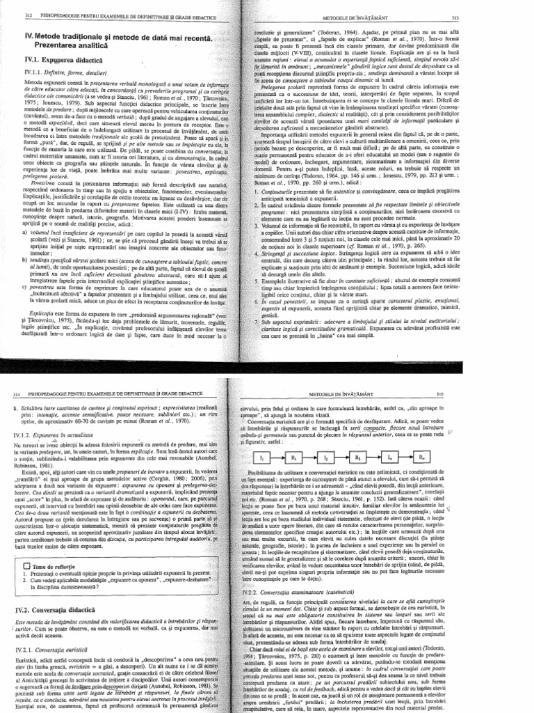 Capitolul IV Metode Traditionale Si Metode de Data Mai Recenta. Prezentarea Analitica | PDF
