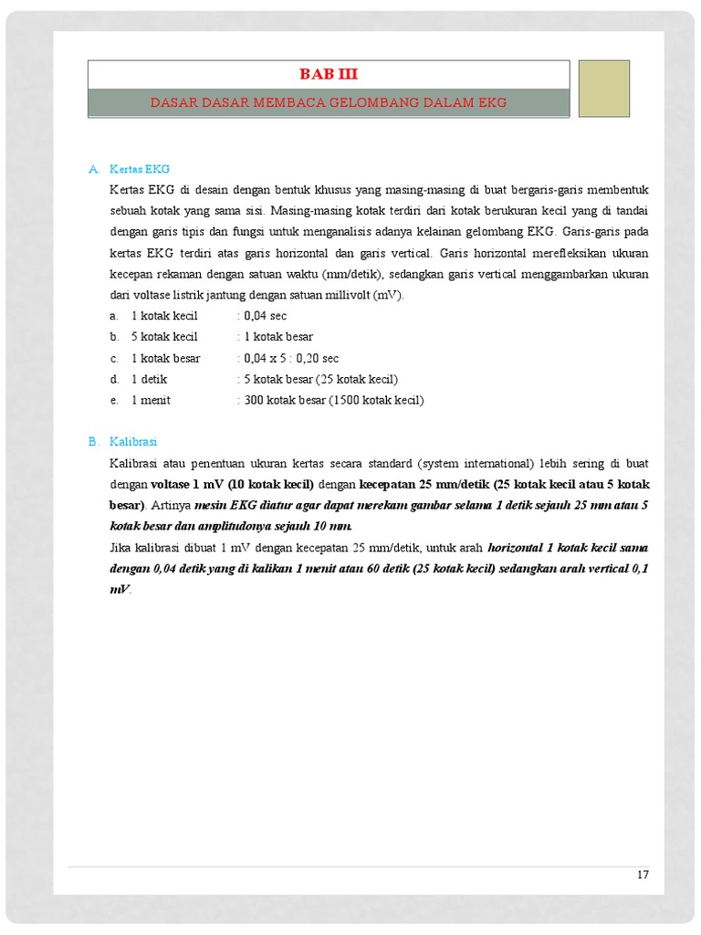 Modul EKG Dan Jantung 3 | PDF