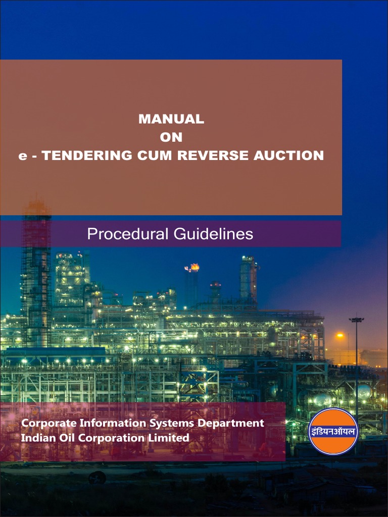 Integrated Manual One Tendering Cum Reverse Auction | PDF | Auction ...