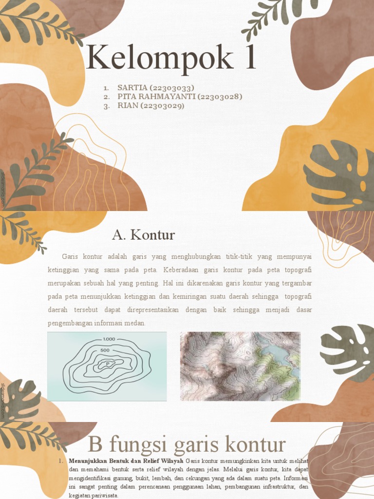 Panduan Lengkap Garis Kontur | PDF | Metode & Bahan Ajar