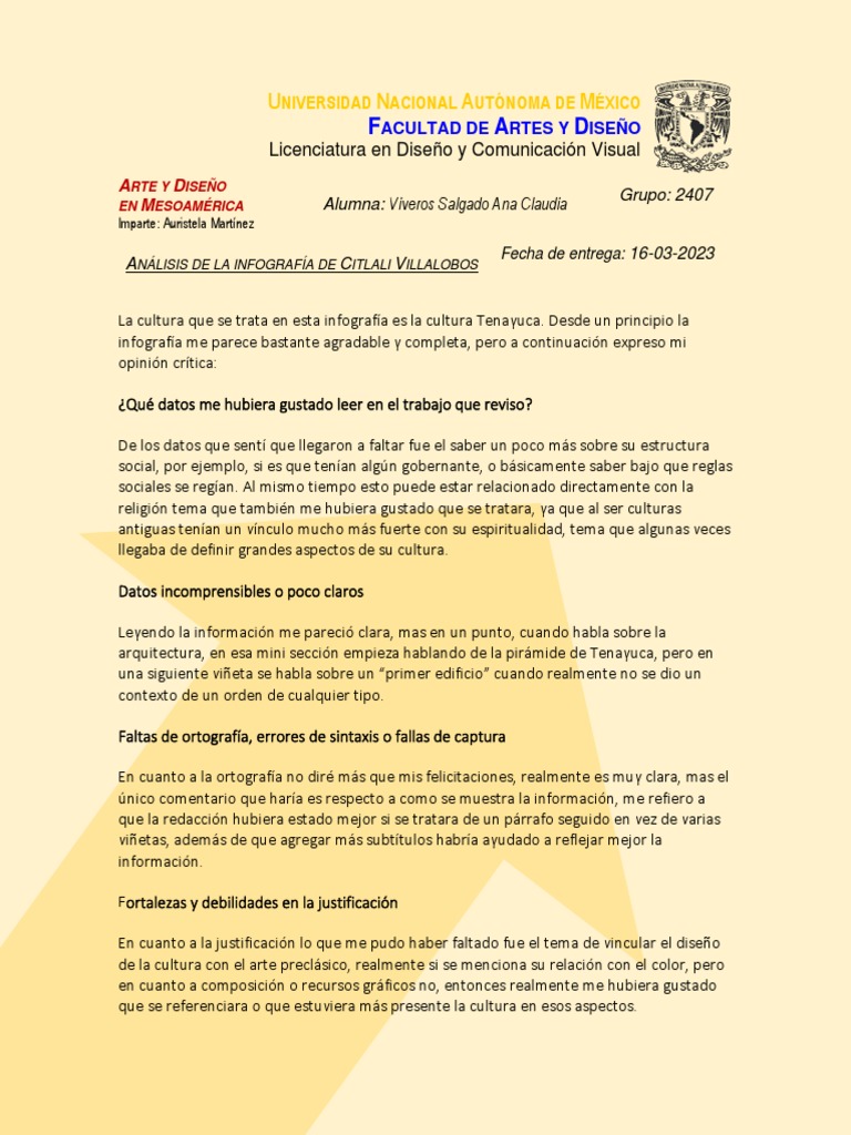 Análisis de Infografía sobre Tenayuca | PDF | Diseño