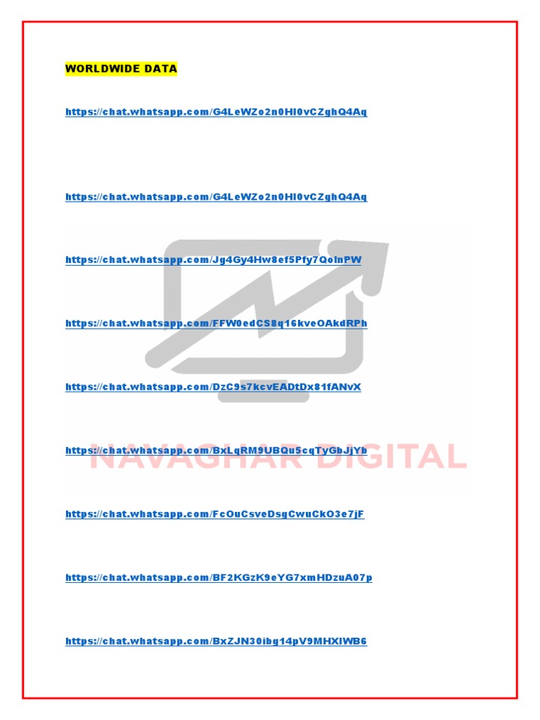 Worldwide Mix Business Group Links Pdf