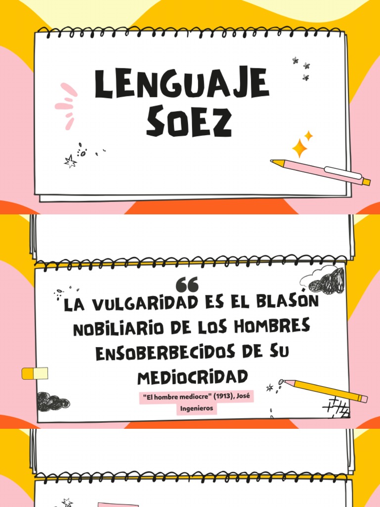 Lenguaje Soez | PDF