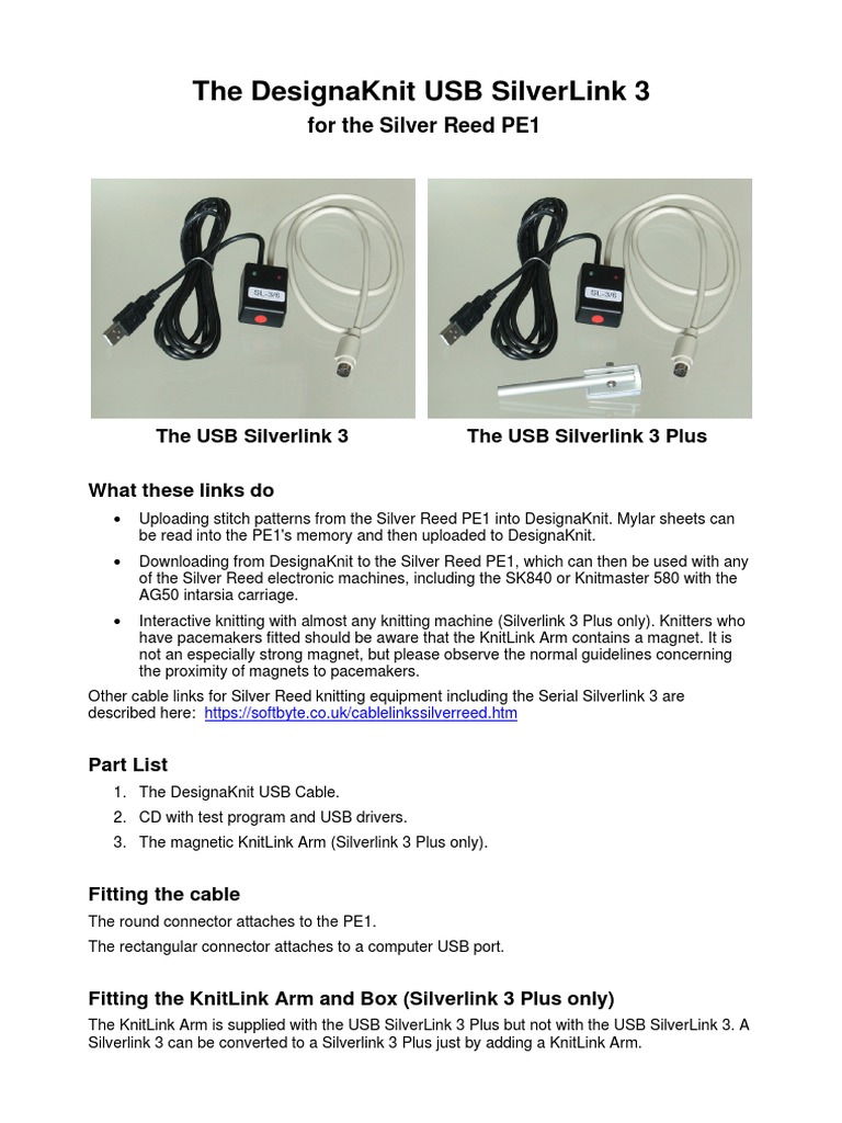 SL3 Usb | PDF | Device Driver | Knitting
