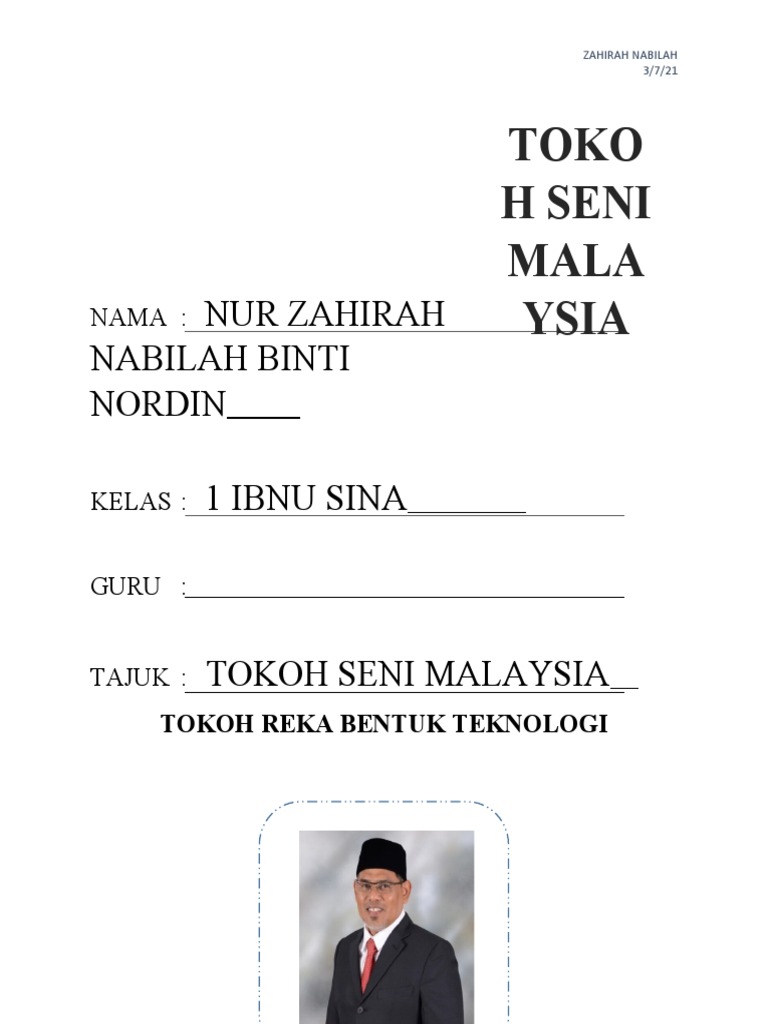 Tokoh Seni Malaysia | PDF