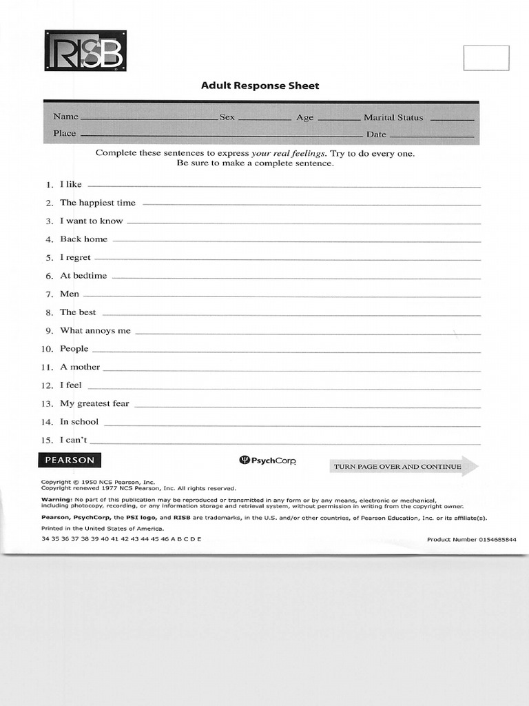 Risb - Adult (1) | PDF