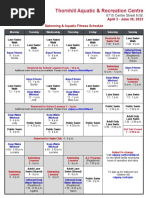 East Bayfield Drop-In Schedule 2025 | PDF | Team Sports | Recreation
