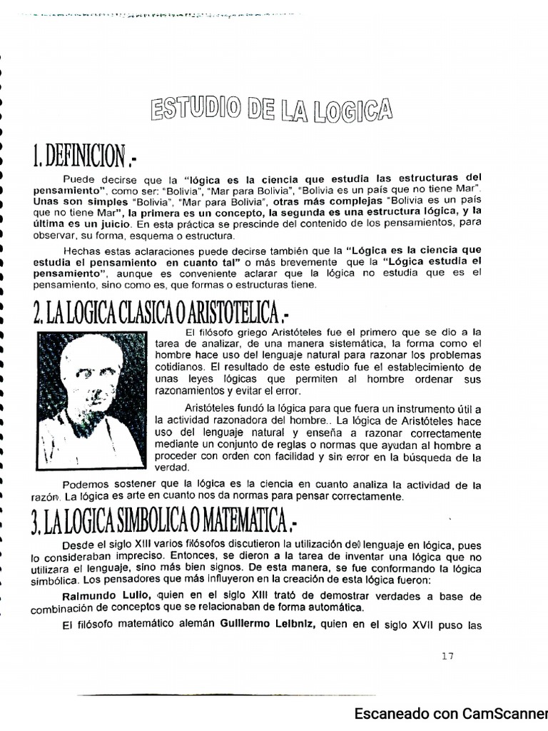Estudio de La Logica | PDF