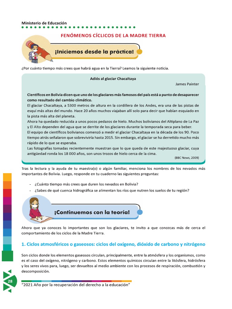 FENÓMENOS CÍCLICOS DE LA MADRE TIERRA | PDF