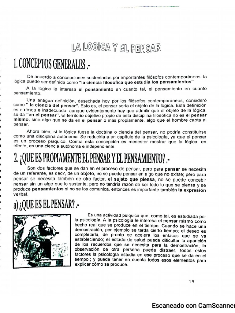 La Logica y El Pensar | PDF La Logica y El Pensar | PDF