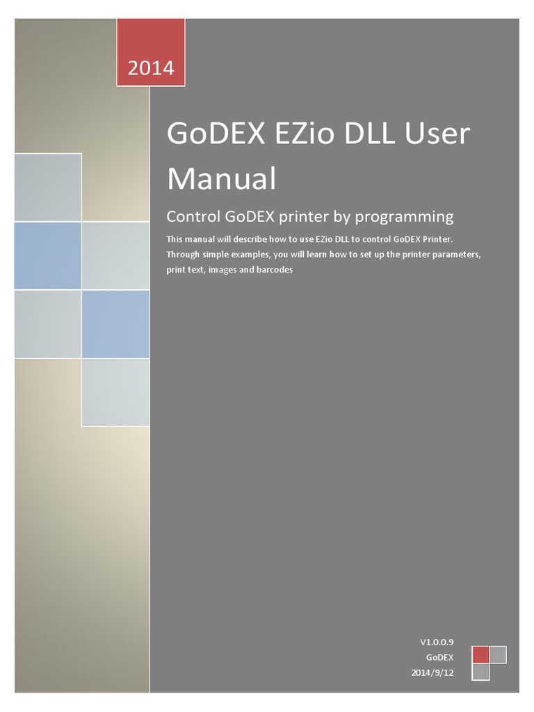 EZio DLL UM EN | PDF | Parameter (Computer Programming) | Printer (Computing)