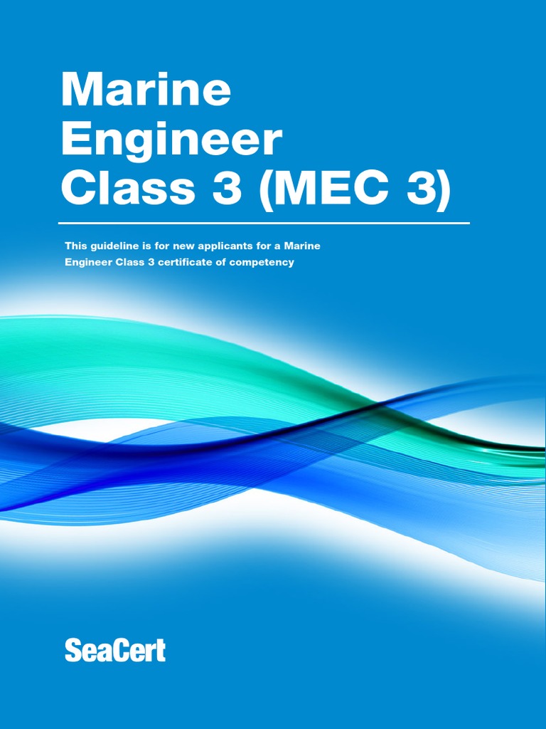 Marine Engineer Class 3 Certificate Guide | PDF | Marine Propulsion ...