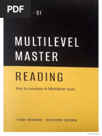 Multilevel Master Reading | PDF