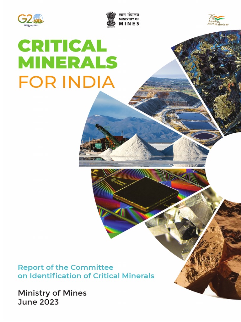 Final Print - Report On Critical Minerals For India - May 2023 - 24!06!23 | PDF | Mining ...