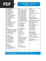 DSTV Channel List | PDF | Broadcasting | Television