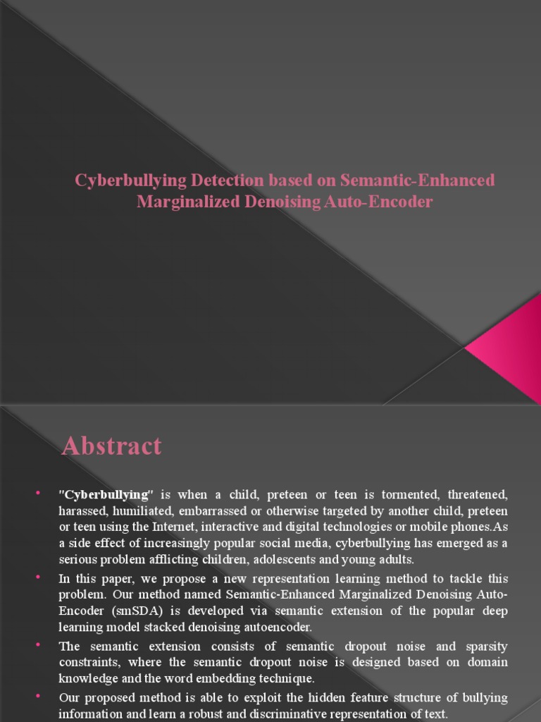 Cyberbullying Detection Pdf Cyberbullying Artificial Intelligence