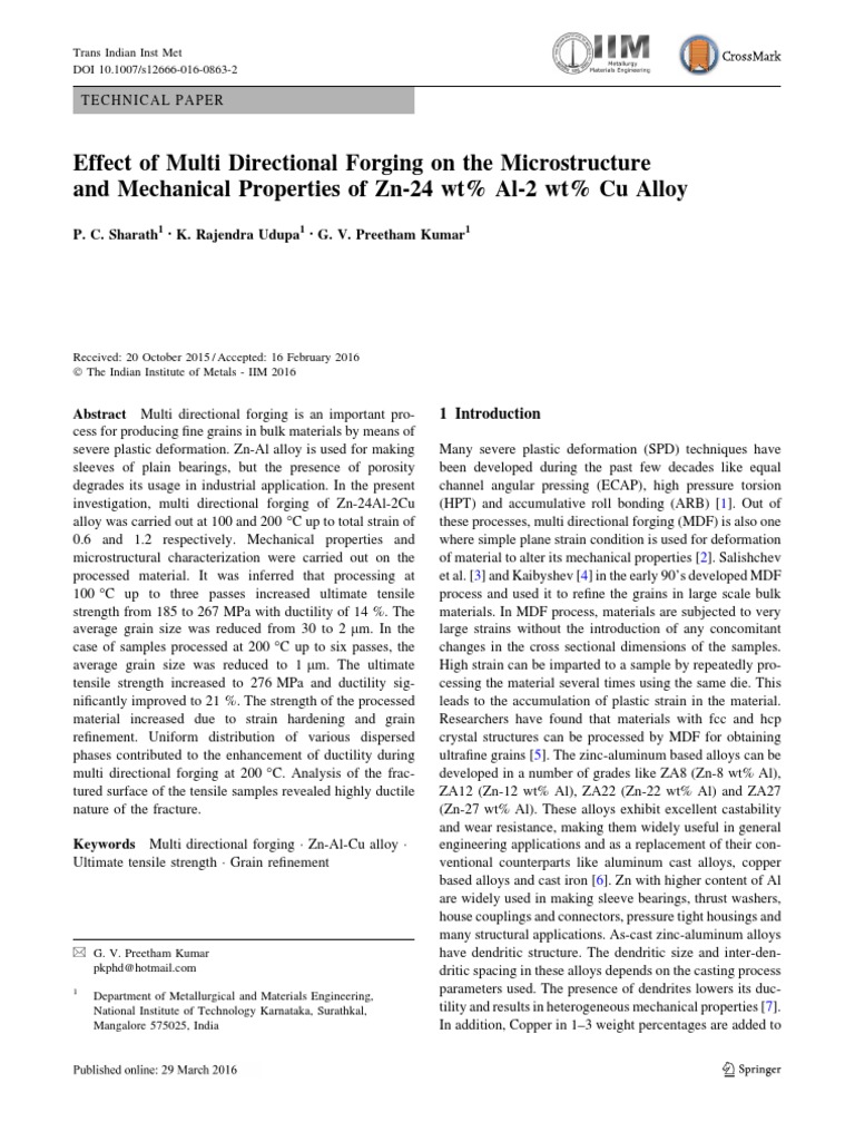 Mechanical and Micro Structure of MDF Processed Material | PDF ...