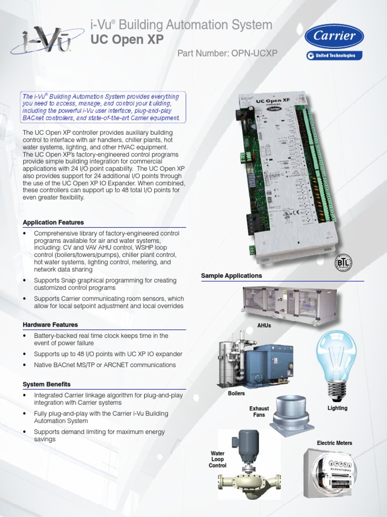 Uc Open XP: I-Vu Building Automation System | PDF | Building Automation | Switch