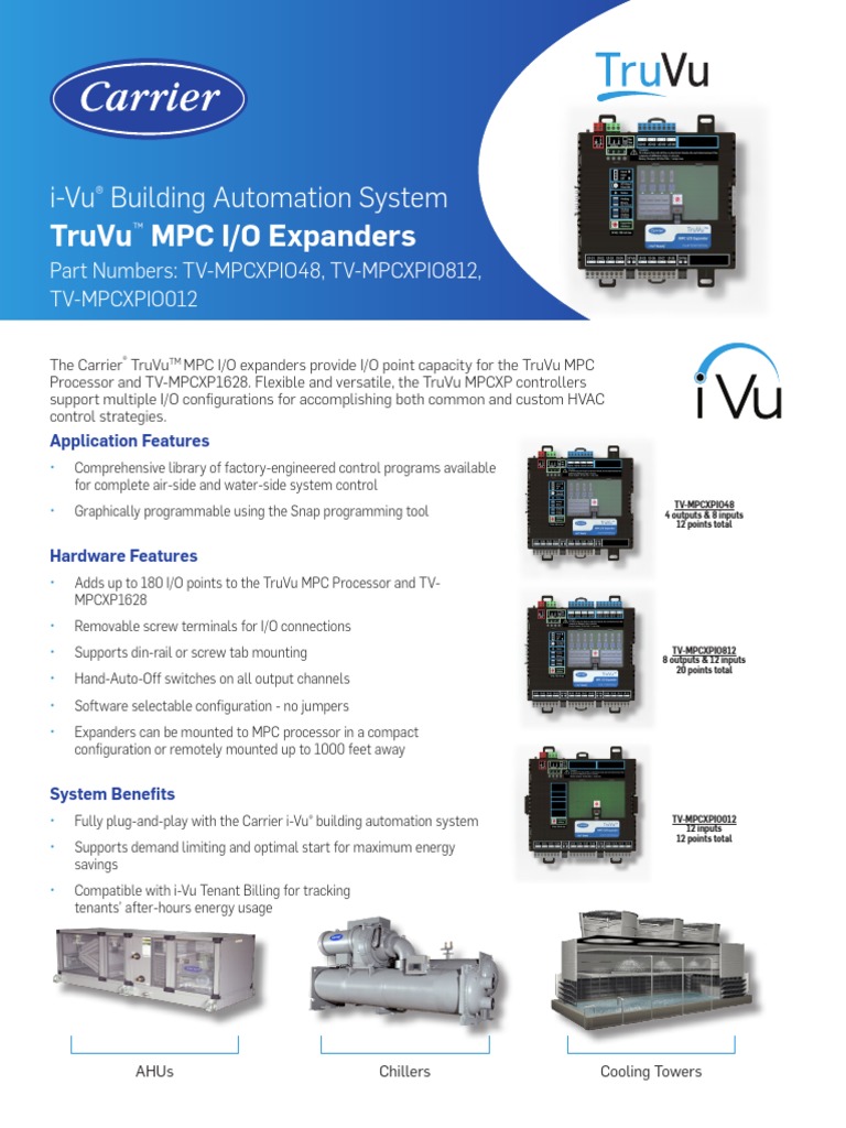 Truvu MPC I/O Expanders: I-Vu Building Automation System | PDF | Input ...