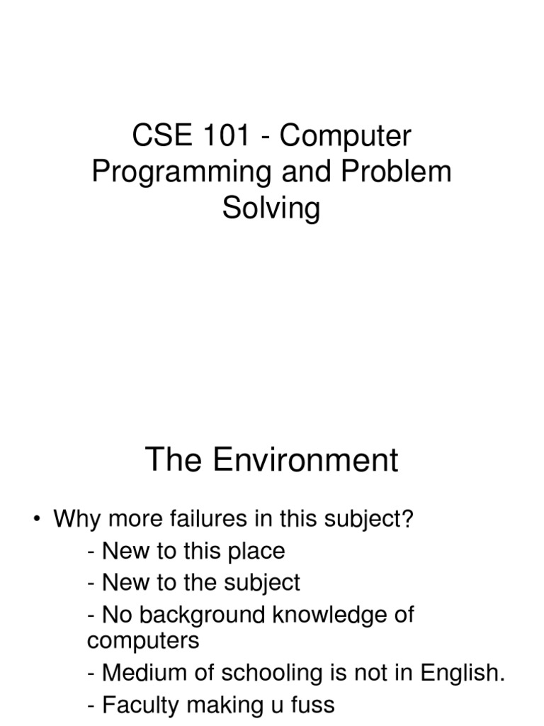 Computer Programming And Problem Solving C Programming Language Data Type