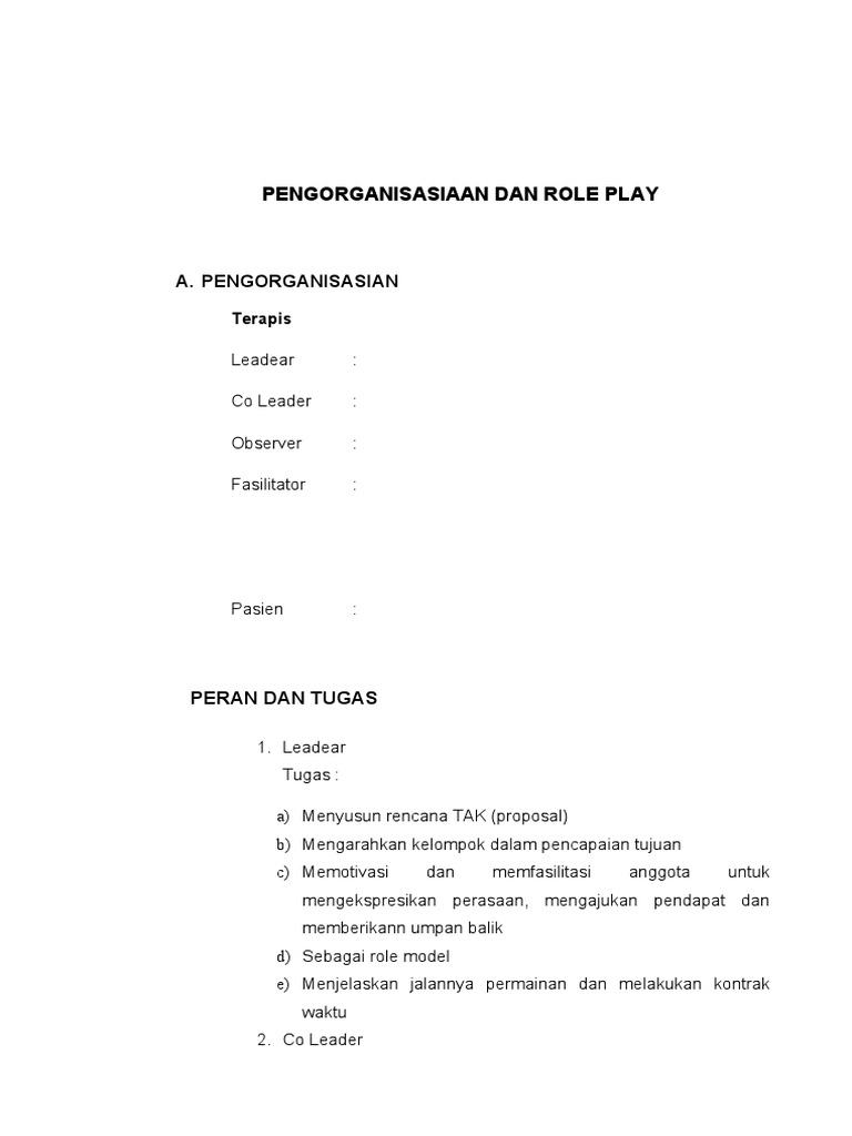 Terapi Kelompok di RSJ Bangli | PDF