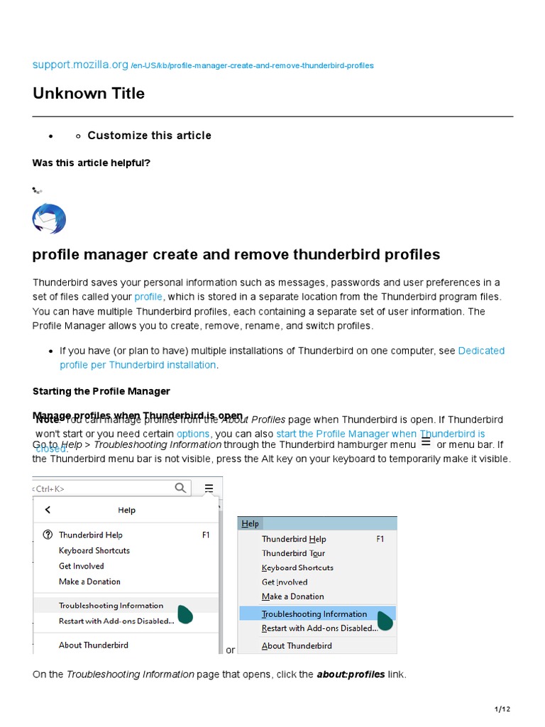 Profile Manager | PDF | Computer File | Password