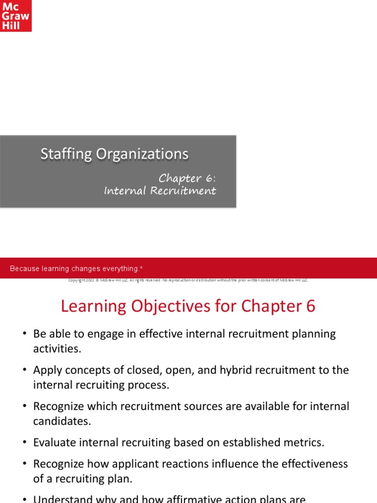 Chapter 5 Internal Recruitment | PDF | Recruitment | Employment