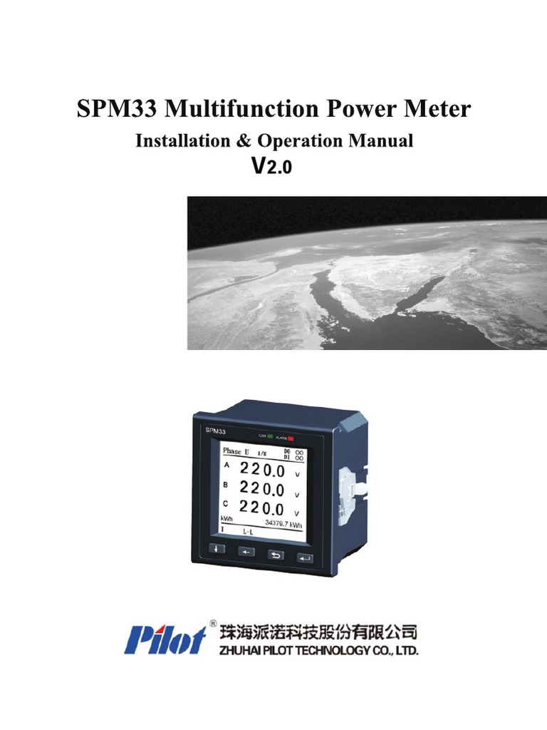 SPM33 User Manual | PDF | Ac Power | Computer Science