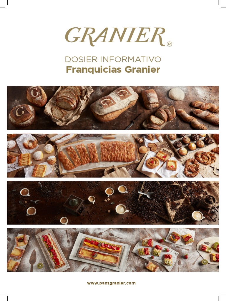 DOSSIER FRANQUICIA GRANIER Ok | Descargar gratis PDF | Panes | Marketing