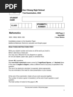 Grade7 Cambridge Math Exam With Illustrations Updated | PDF