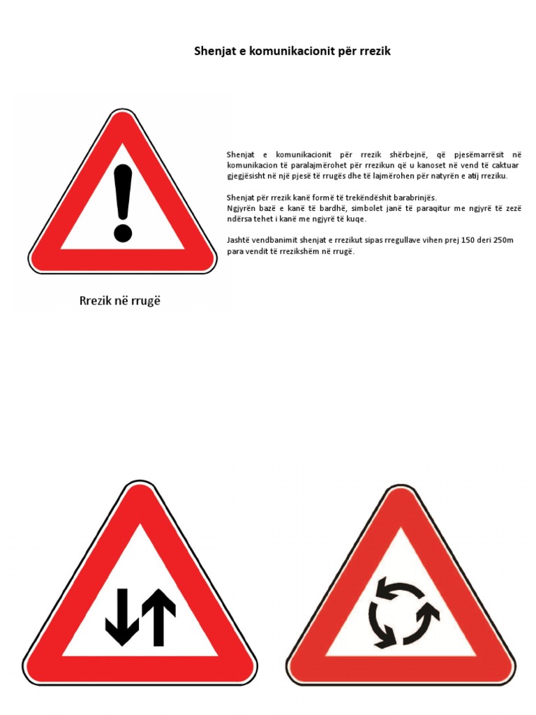 Shenjat e Rrezikut | PDF