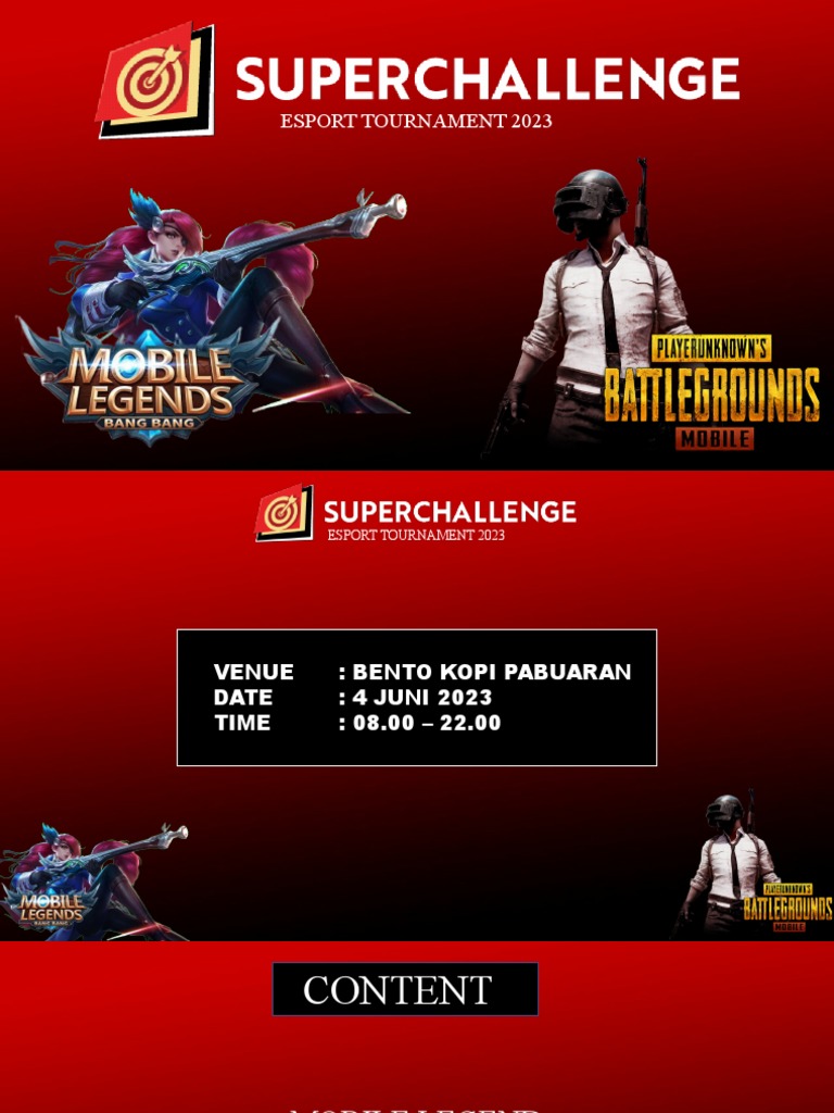 Super Challenge Esport | PDF | Sports & Recreation