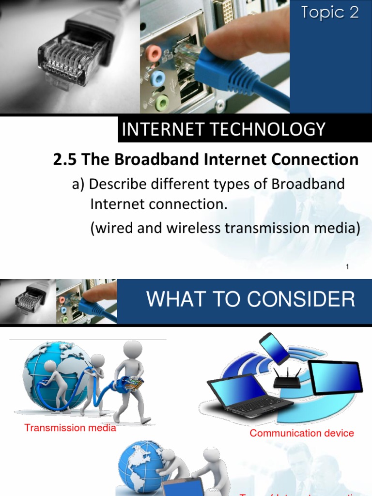 2.5a The Broadband Internet Connection | PDF | Internet Access | Broadband