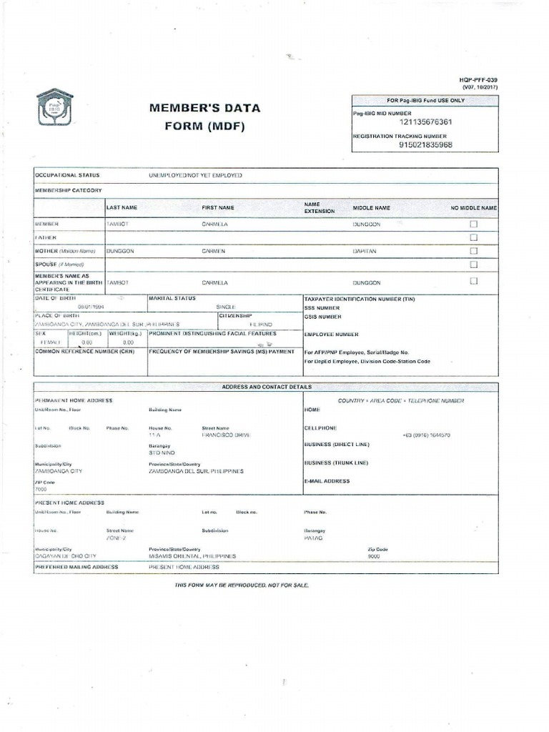 Pag Ibig MDF - Merged | PDF