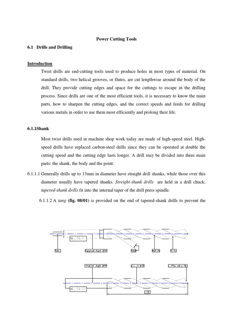Drilling and Thread Cutting | PDF | Drill | Screw