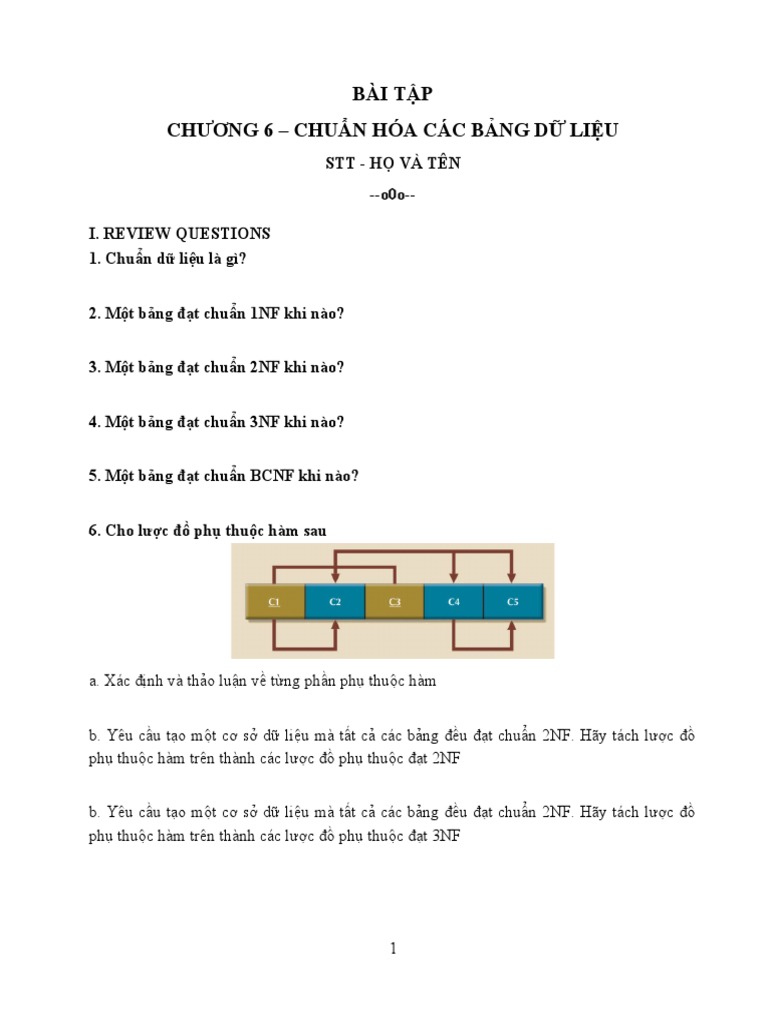 Chapter6 - Normalization of Database Tables | PDF