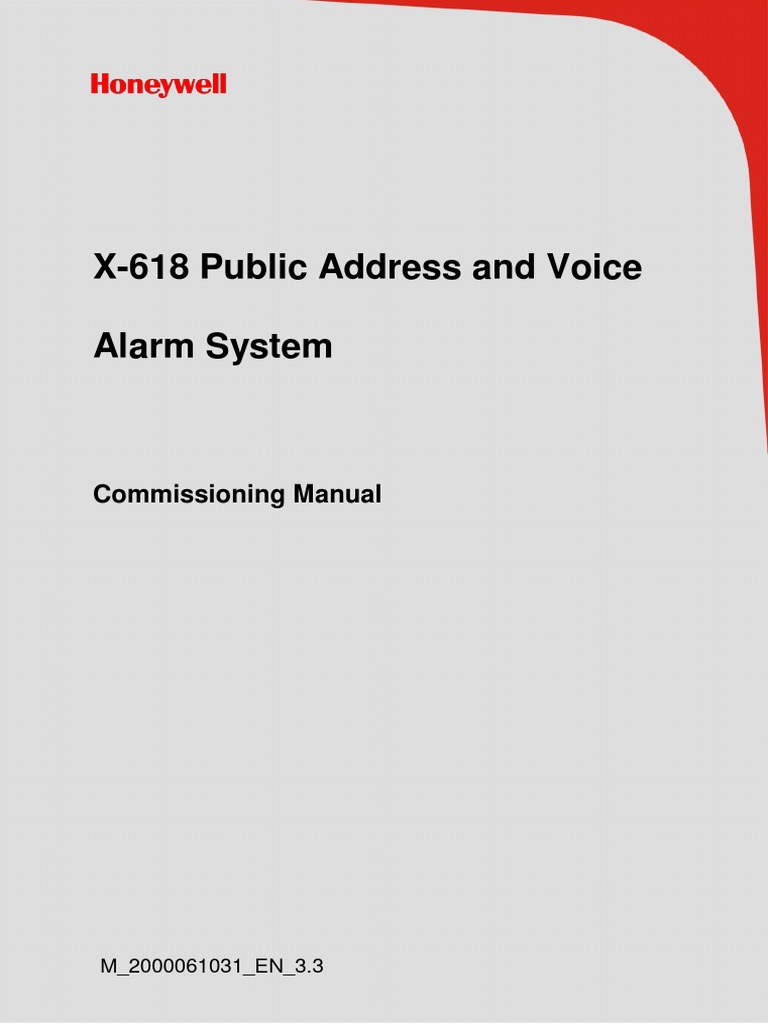 X-618 Commissioning Manual - EN - V3.3 | PDF | Installation (Computer Programs) | Signal To ...
