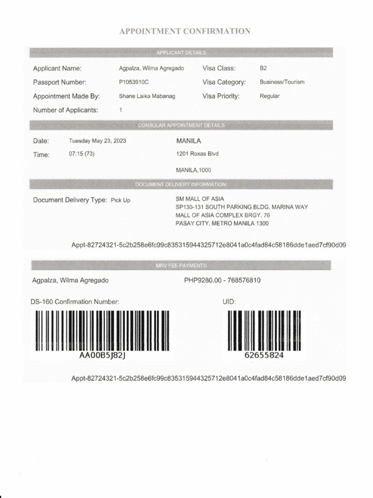 Interview Confirmation | PDF