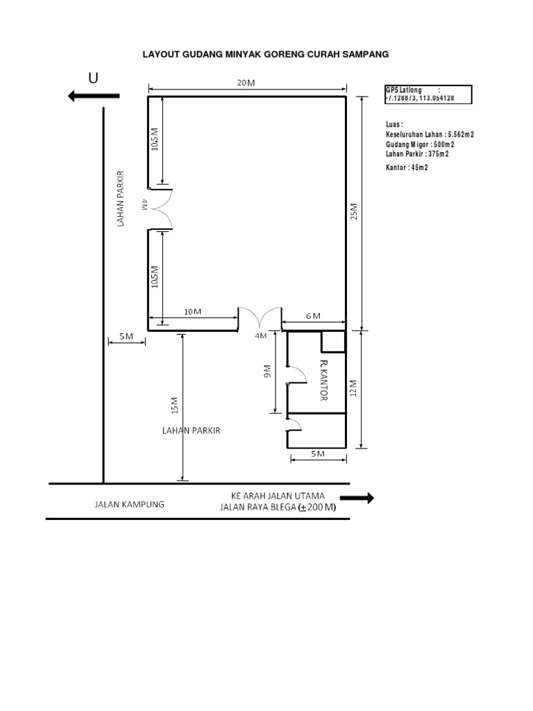 Layout Gudang | PDF