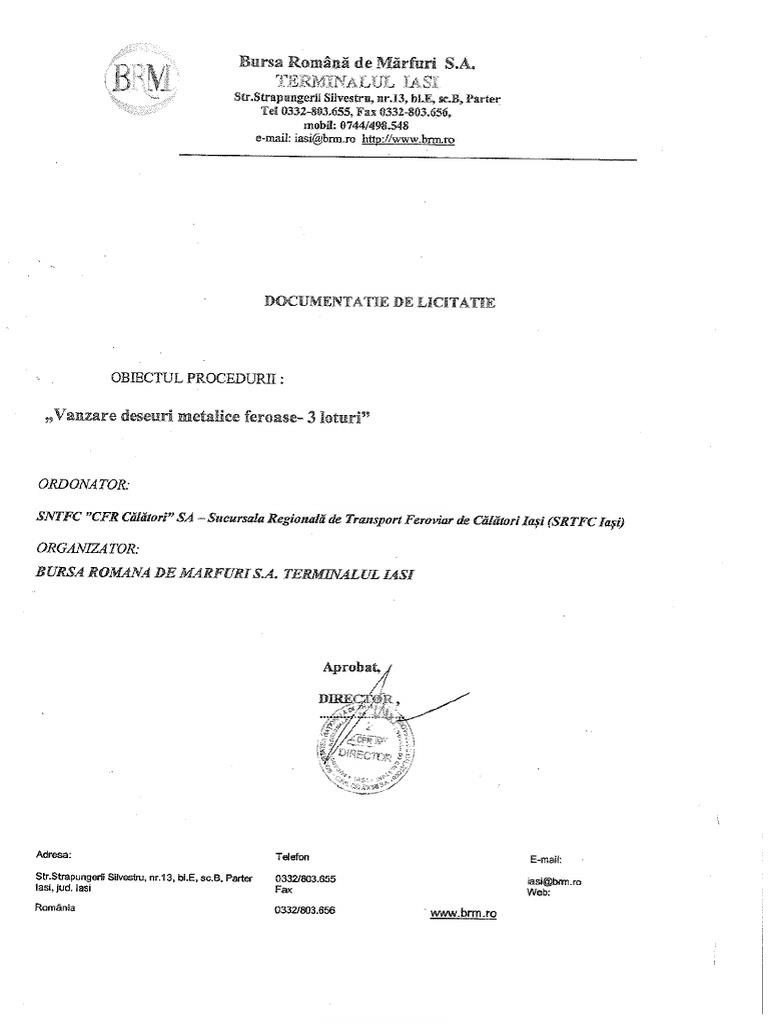 Documentatie Pentru Participanti | PDF