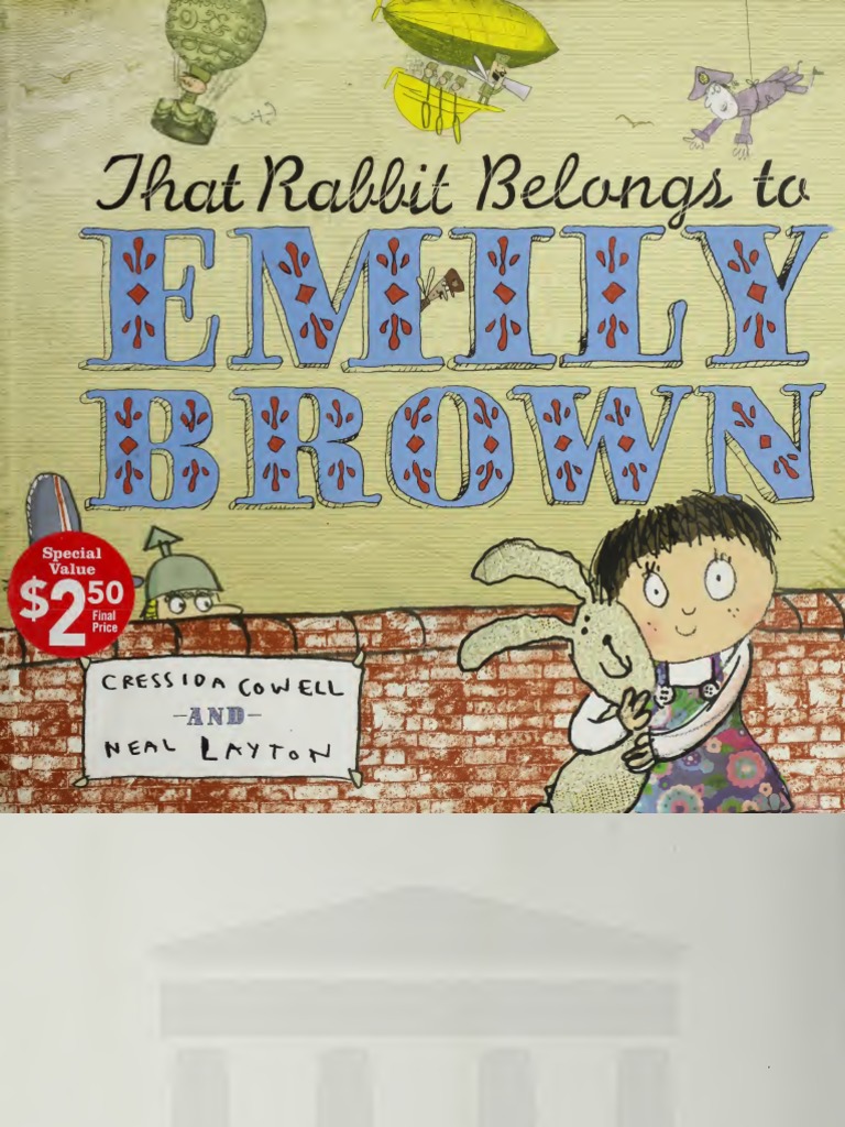 That Rabbit Belongs To Emily Brown - Cressida Cowell | PDF