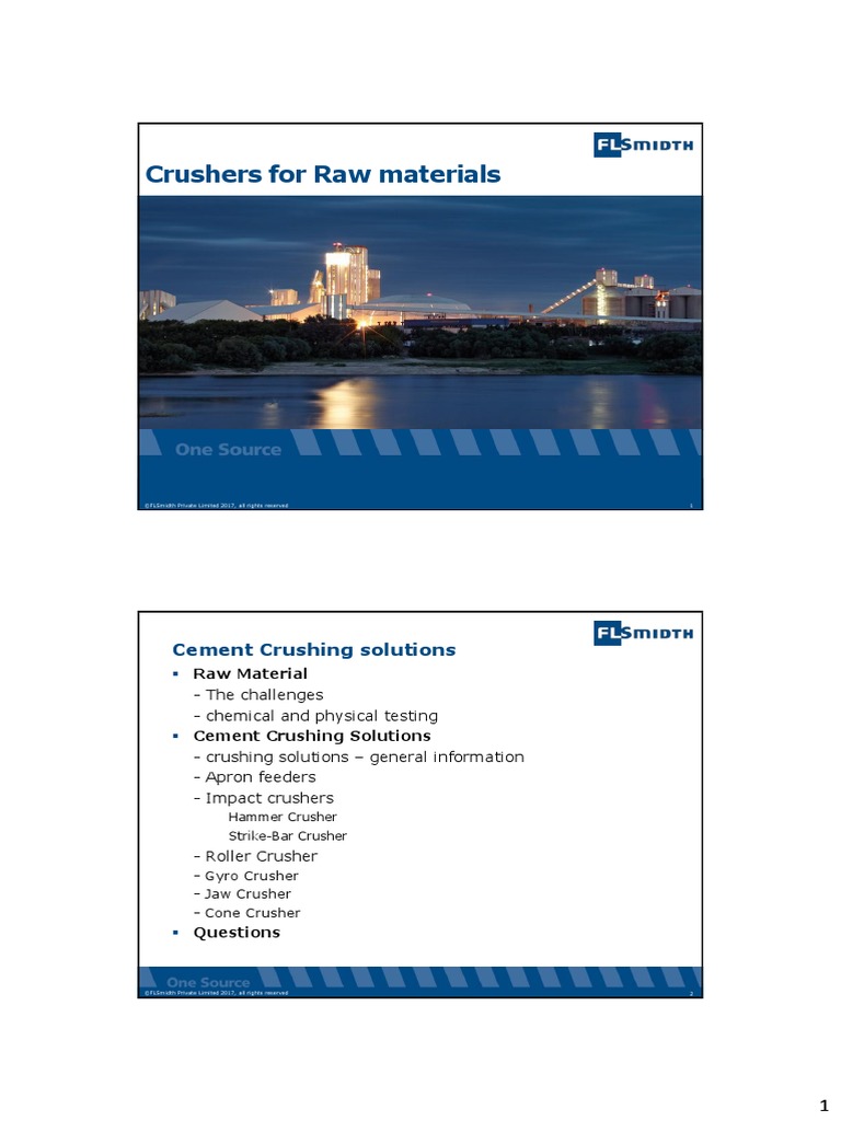 Crushers | PDF | Mill (Grinding) | Tools