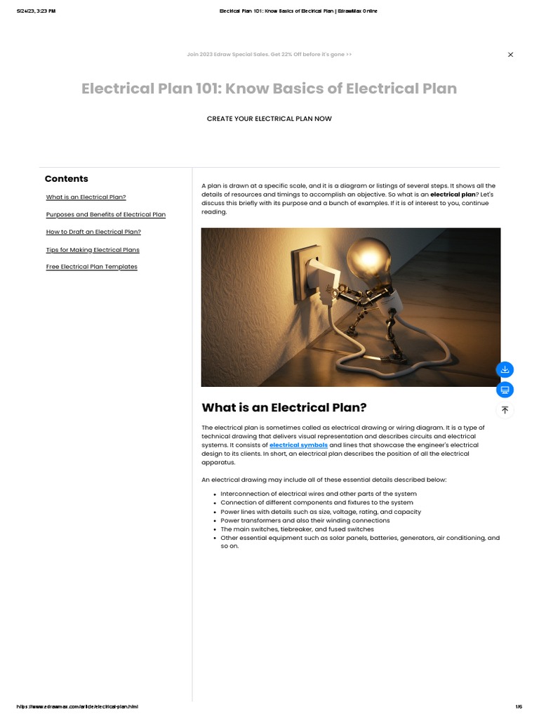 Electrical Plan 101_ Know Basics of Electrical Plan _ EdrawMax Online ...
