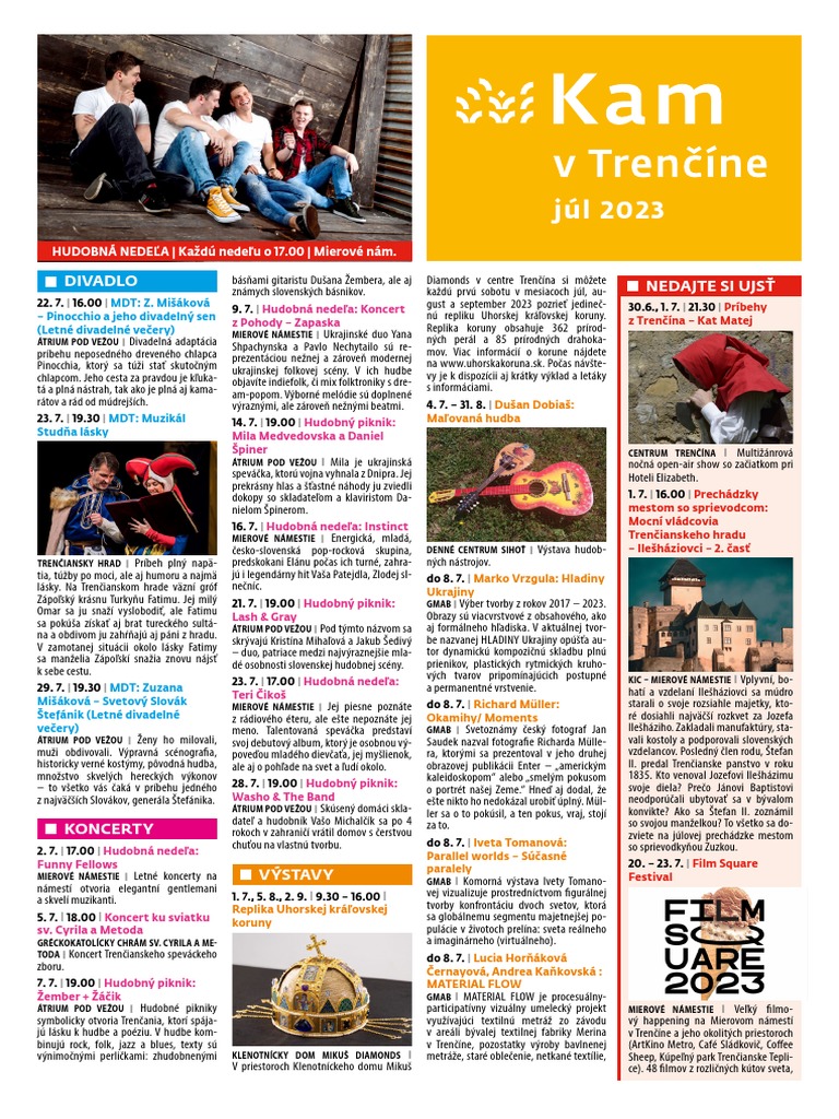 KAM V Trenčíne - Júl 2023 | PDF