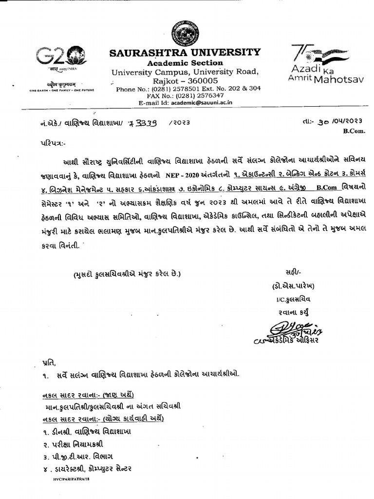 Sem I & II As Per Nep 2020 Syllabus | PDF | Academic Degree | Bachelor ...