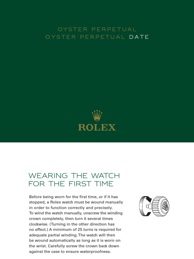 Rolex Oyster-Perpetual en | Download Free PDF | Horology | Fashion Accessories